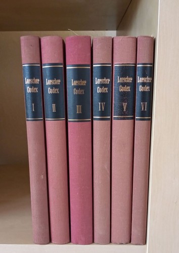 LORSCH - MINST - Lorscher Codex / Bände I-VI - 1968-1974 | eBay.de