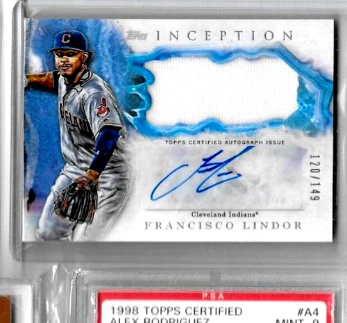 FRANCISCO LINDOR 2017 TOPPS INCEPTION CERTIFIED AUTOGRAPH#/149 | eBay