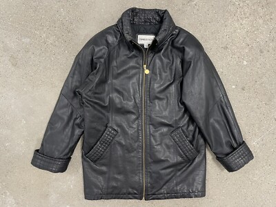 Vintage Charles Klein Genuine Leather Coat Jacket Men’s size Small | eBay
