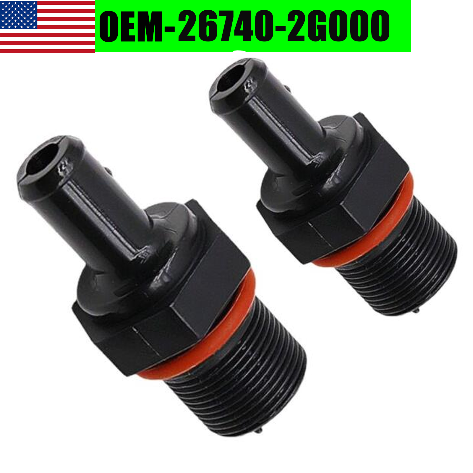 2X PCV Valve For Hyundai Kia Elantra Sonata Tucson Optima Forte 26740 ...
