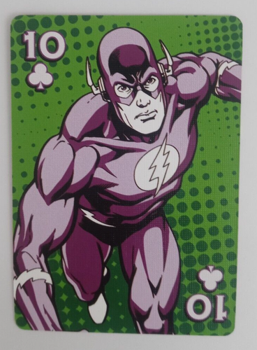 DC Comics The Flash Playing Card 10 Clubs | eBay
