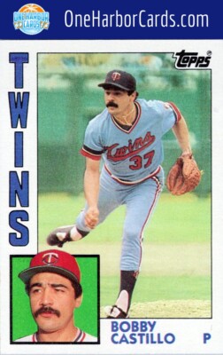1984 Topps Minnesota Twins Baseball Card #491 Bobby Castillo | eBay