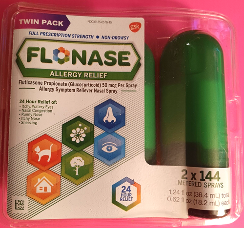 FLONASE TWIN PACK 2X144 (288) SPRAYS ALLERGY RELIEF EXP 11/24 | eBay