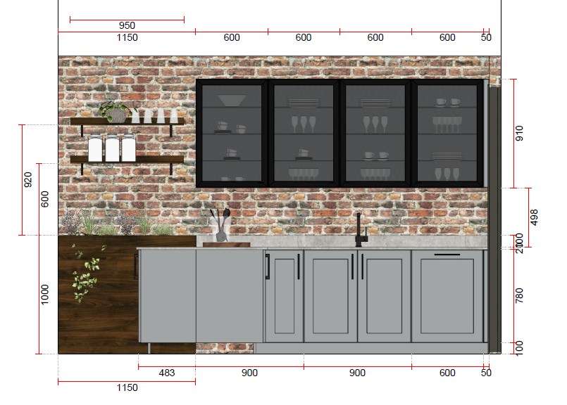 Ex-Display Hacker Roma Pearl Grey Matte Kitchen - Quartz Worktop ...