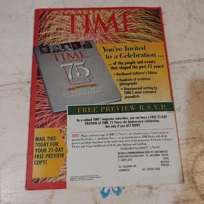Time Magazine: Kissinger on Nixon & Ford, Monica Lewinsky. March 15 ...