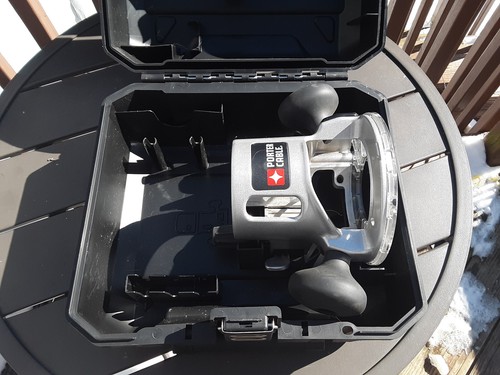 Porter Cable 8901 Router Fixed Base Type 2 with Case .. Fits 891/892 ...