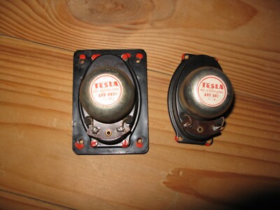 pair vintage Tesla ARV 081 speakers 5 W 5 Ohm | eBay