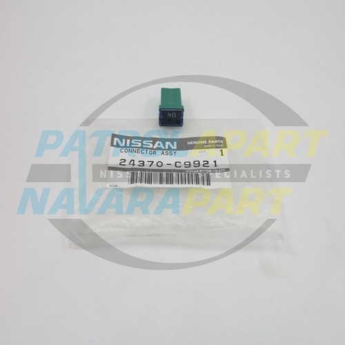 Genuine Nissan Patrol Y61 GU Fuse Green 40A (24370C9921) | eBay