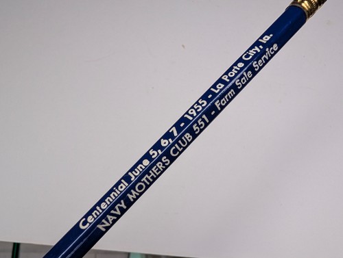 1955 La Porte City IA Centennial Navy Mothers Club 551 Pencil Farm Sale ...