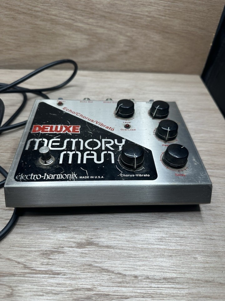 Electro Harmonix Deluxe Memory Man Delay Chorus Vintage Effects Pedal ...