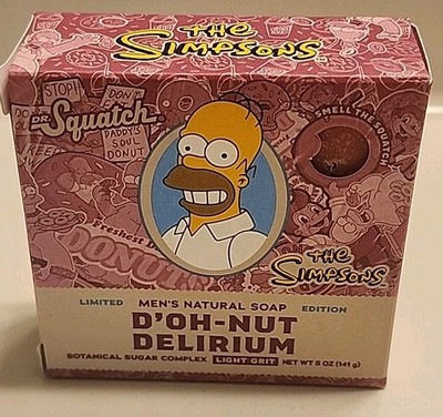 Dr. Squatch Limited Edition Bar Soap D'Oh-Nut Delirium Light Grit 5oz ...