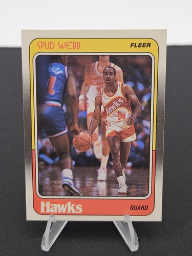 1988-89 Fleer Basketball Spud Webb #4 Atlanta Hawks NBA | eBay