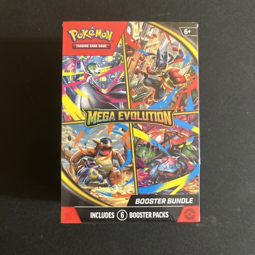 Pokemon TCG: Mega Evolution Booster Bundle 6 Booster Packs Brand New ...