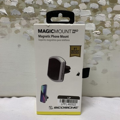 Scosche Magic MOUNT Pro Vent Magnetic Dash phone Mount - Black/Silver ...