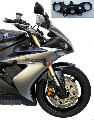 Superbike Lenker Umbau-Kit KOMPLETT Yamaha YZF-R1/ YZFR1 RN12 Baujahr ...