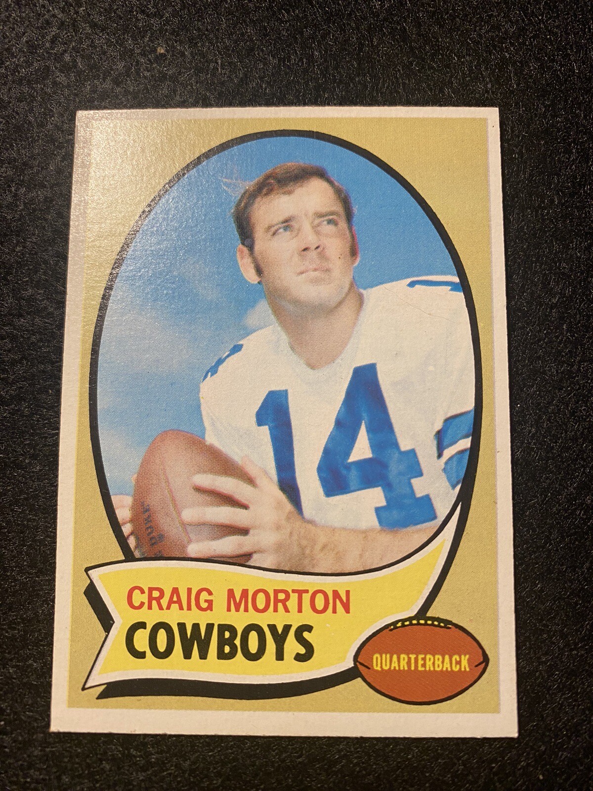 1970 Topps Football #139 Craig Morton Dallas Cowboys star . NICE CARD ...