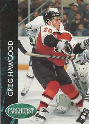 #361 Greg Hawgood - Philadelphia Flyers - 1992-93 Parkhurst Hockey | eBay