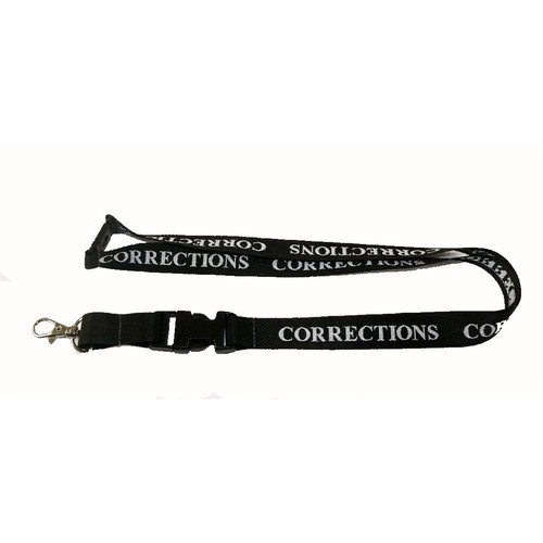 Corrections Lanyard Security ID Card Holder Key Ring Prisons Guard ...
