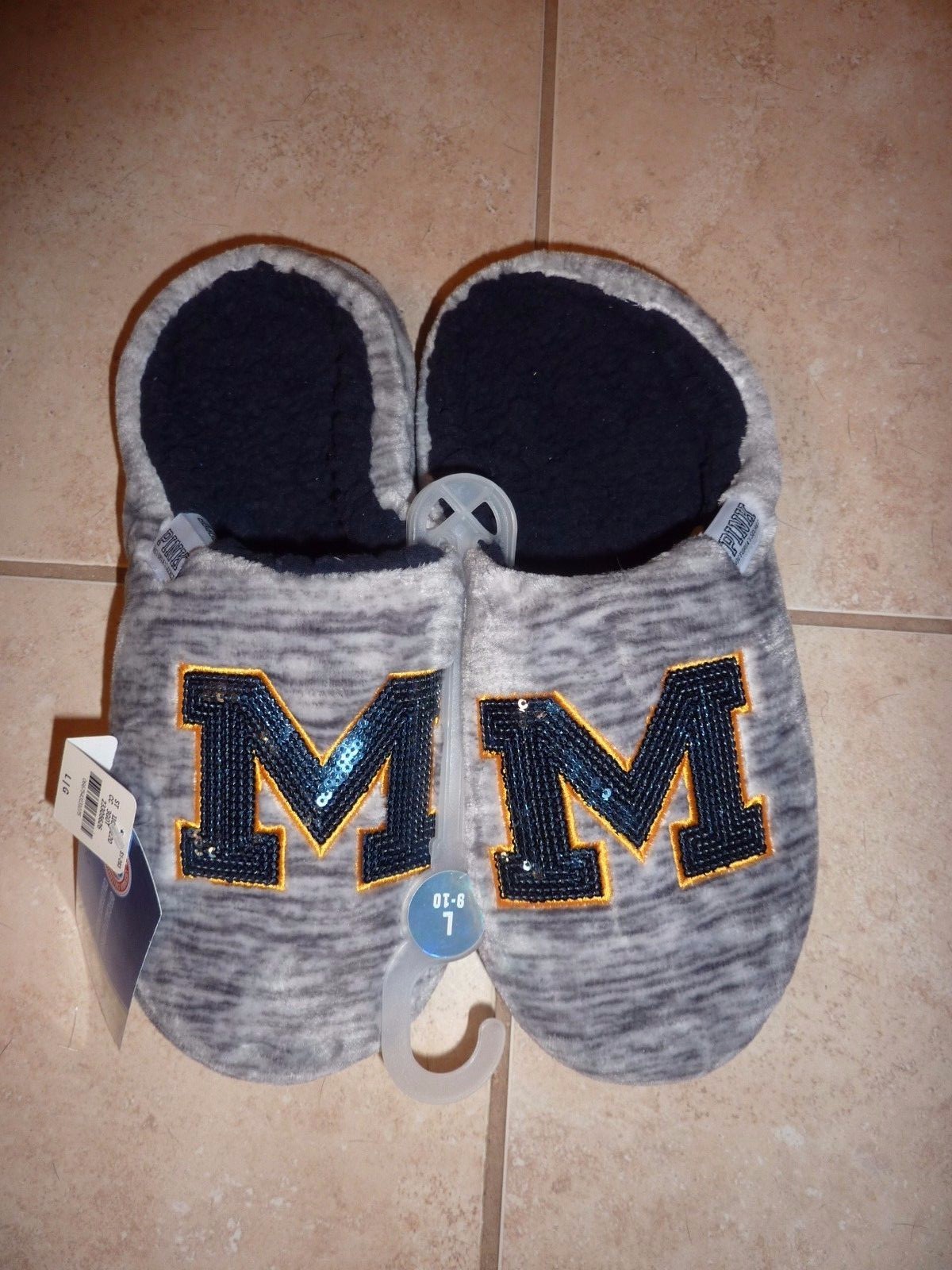 VICTORIAS SECRET PINK BLING MICHIGAN UNIVERSITY OF MICHIGAN MARLED ...