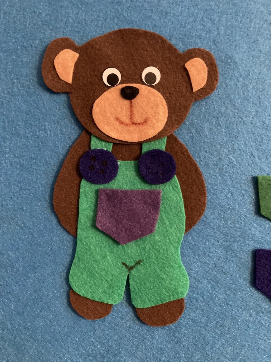 Corduroy Teddy Bear Template