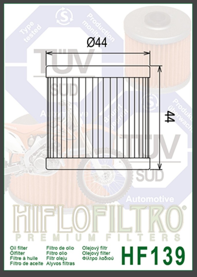 HiFlo Oil Filter Suzuki Drz400E 400S 400SM Kawasaki 400R 400SR HF139 | eBay