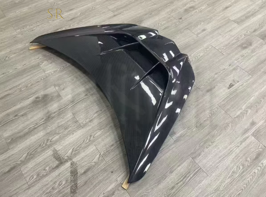 Fits For Chevy Corvette C8 2020-2025 Carbon Fiber Front Bonnet Engine ...