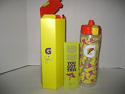Serena Williams Gatorade GX Water Bottle 30oz With Pin Limited Edition ...