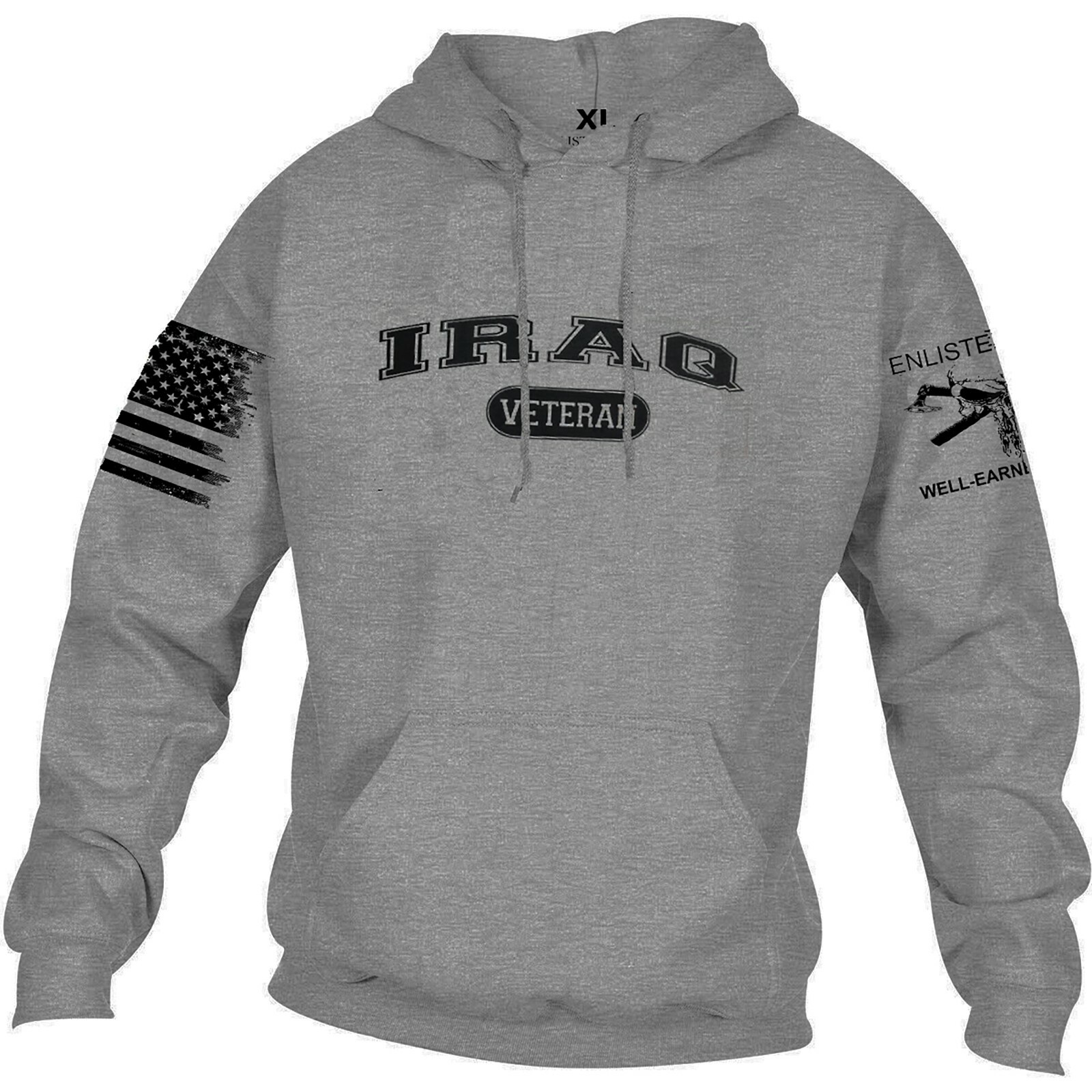 IRAQ VETERAN, Enlisted Ranks graphic hoodie, ASSORTED COLORS | eBay