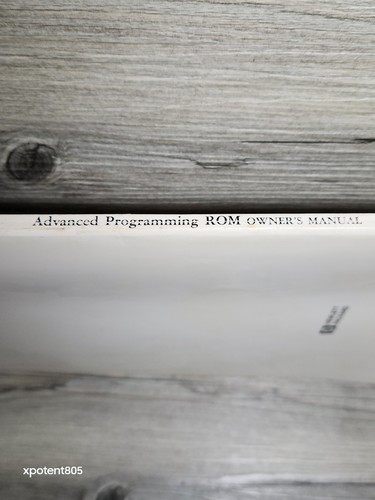 1983 Vtg HP-86/87 Calculator Advanced Programming ROM Owner's Manual ...