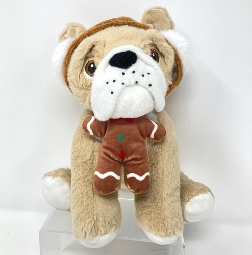 MINISO Pug Dog Plush Gingerbread Outfit 9.4” Stuffed Animal Toy Decor ...