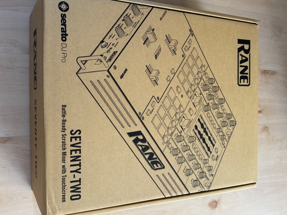 Rane SEVENTY-TWO 2 Channel Performance DJ Mixer w OG box Decksaver & Magma Case | eBay