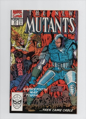 New Mutants #91 - Cable Cover - (Grade 6.0) 1990 | eBay