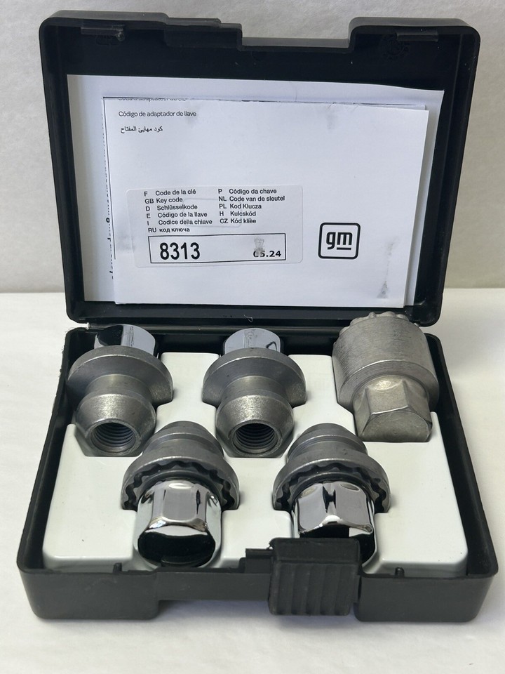 New Genuine GM Wheel Lock Kit - Chrome 85548789 | eBay