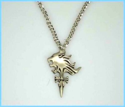 Final Fantasy Solid Metal Squall Griever Pendant on X-Heavy 19" Chain W ...
