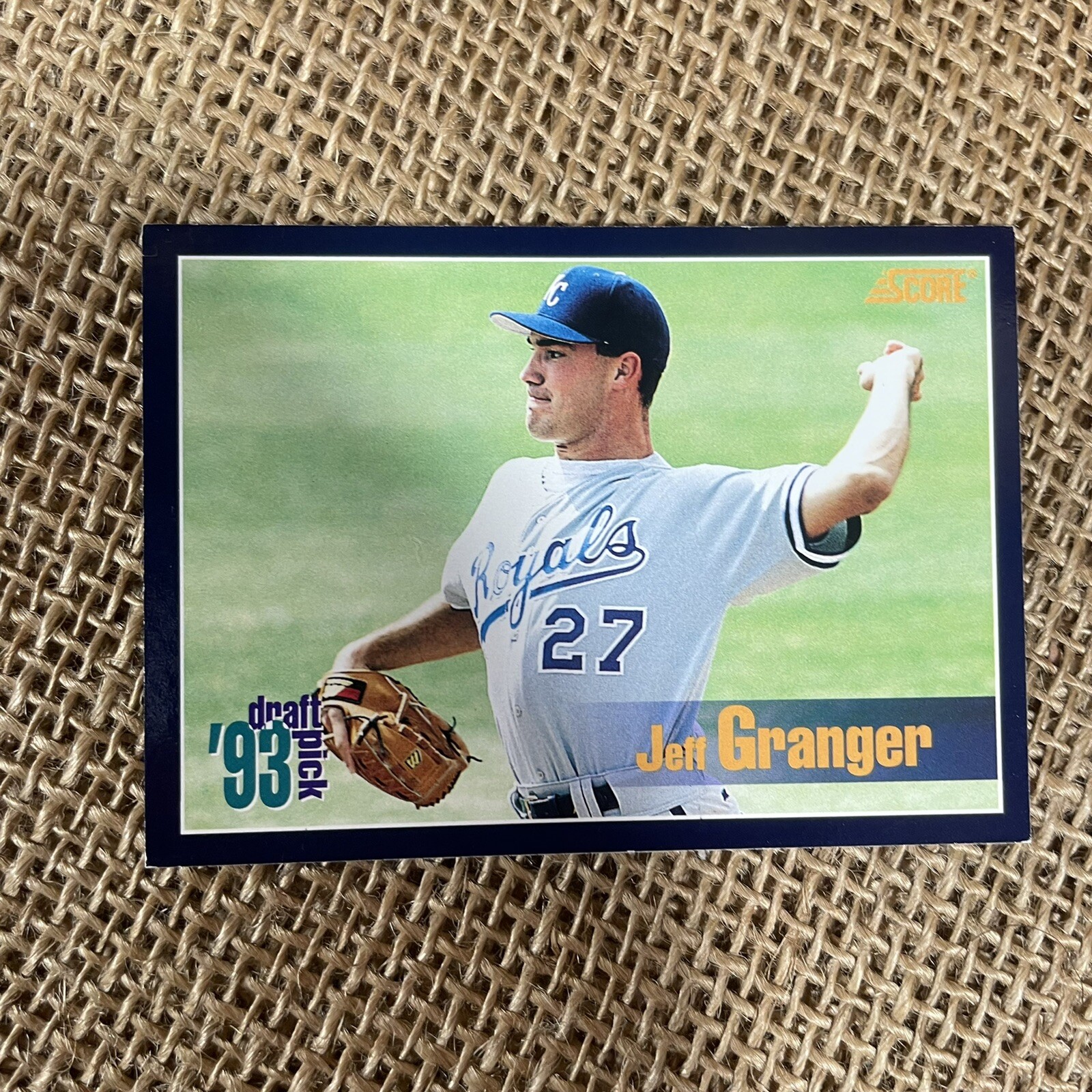 Jeff Granger ‘94 Kansas City Royals Score Baseball Card 574 Collector ...