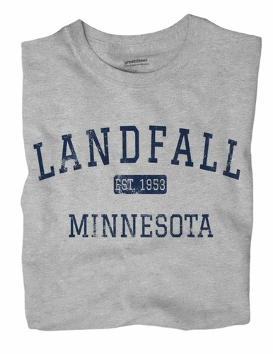 Landfall Minnesota MN T-Shirt EST | eBay
