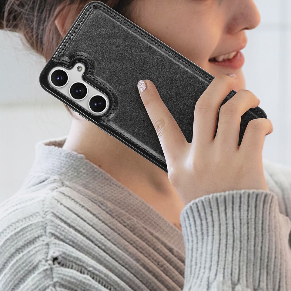 For Samsung Galaxy S24/ S24 Ultra/ S24 Plus Leather Wallet Case with ...
