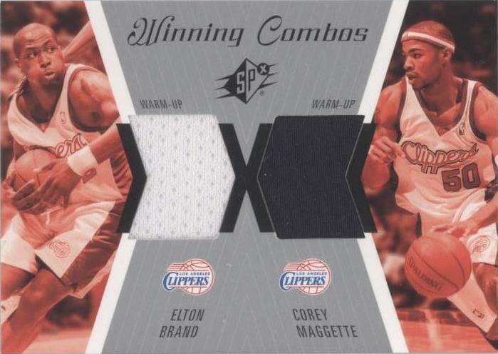 2003-04 SPx - Winning Combos Elton Brand, Corey Maggette #WC32 (MEM ...