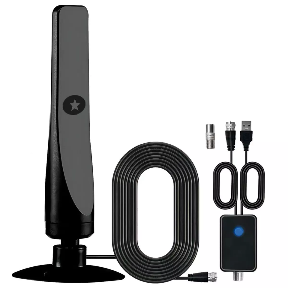 New 4K Rewave Antena, TV Antenna, Suction Cup TV Antenna Plug Play 3m ...