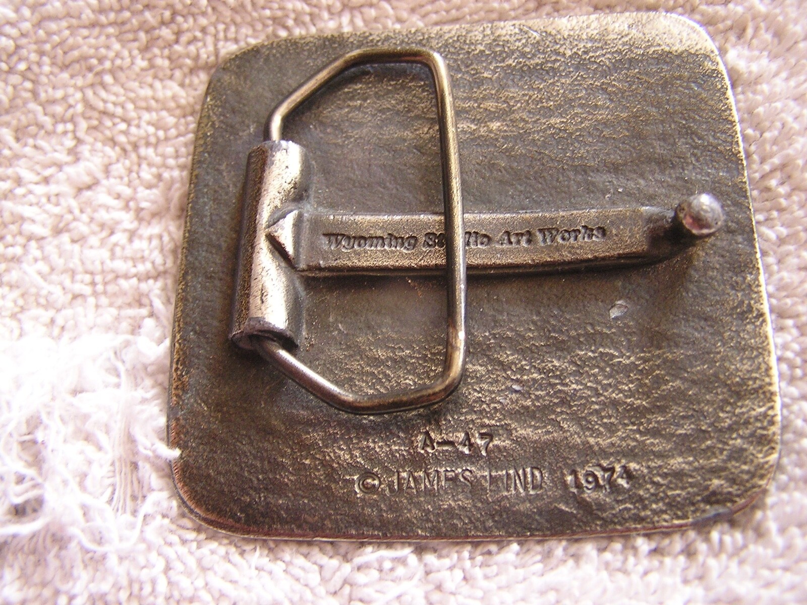 Vintage 1974 Wyoming Studio Art Works James Lind Belt… - Gem
