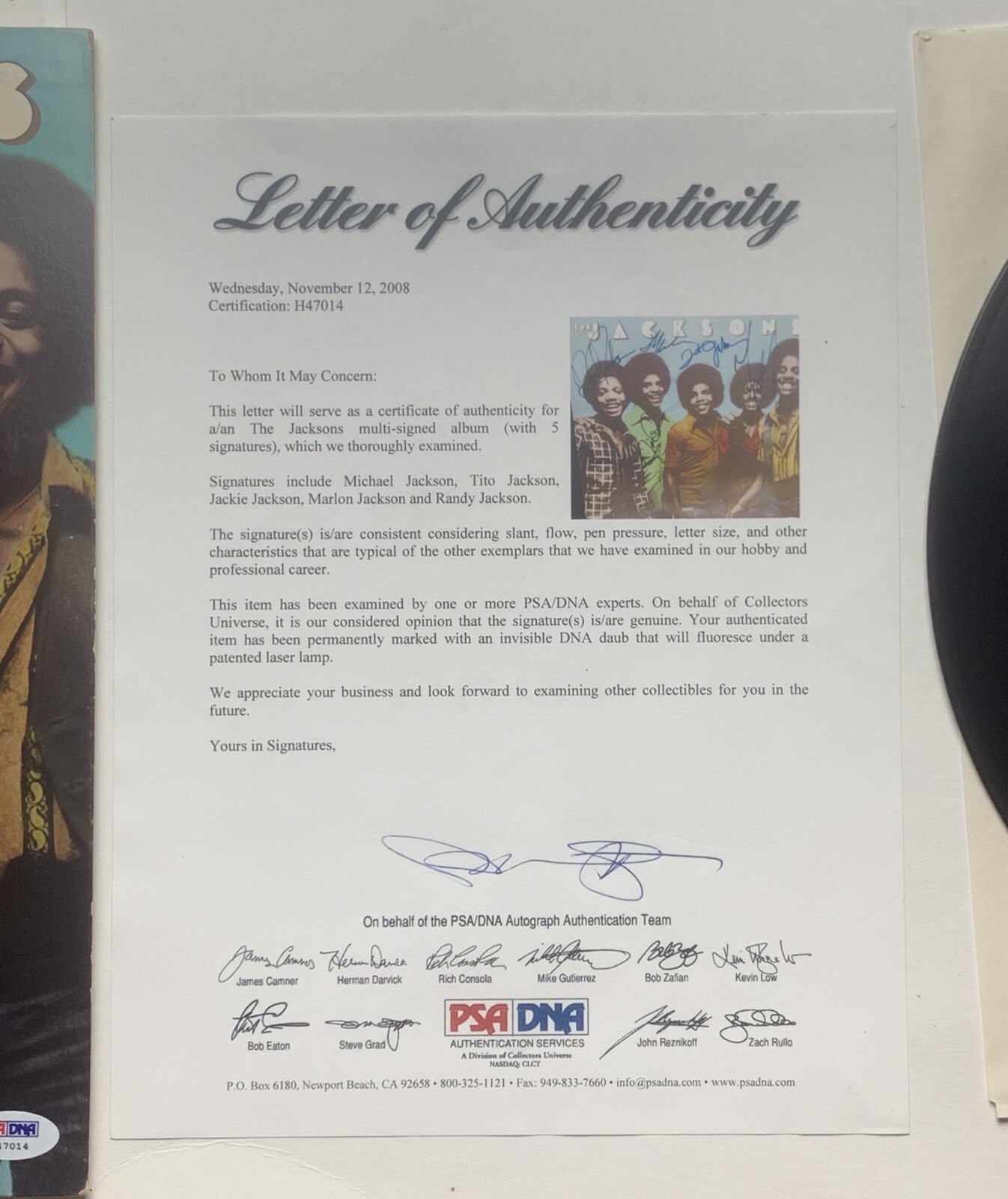 Michael Jackson Record Set Including Signed Jackson 5ive Album | eBay