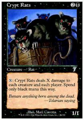 MRM FR/VF Rats des Cryptes ( Crypt Rats ) MTG magic 7ED | eBay
