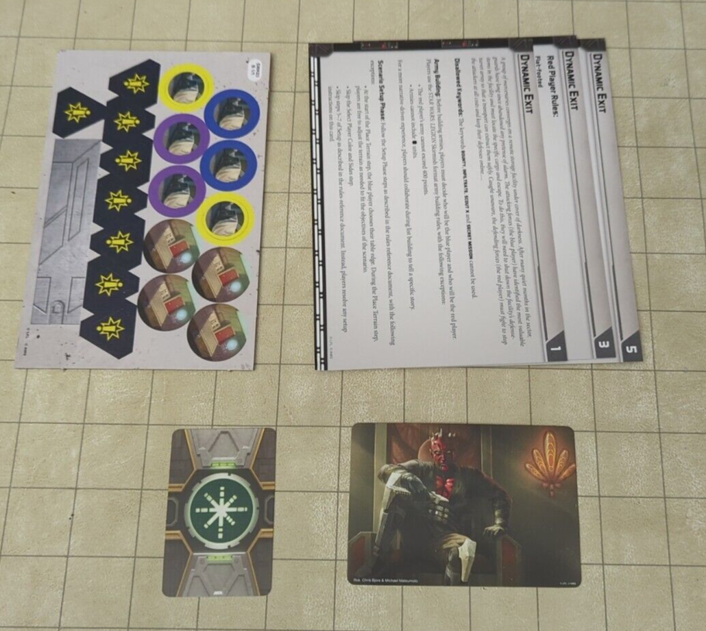 Star Wars Legion Dynamic Exit OP Kit Promo AMG | eBay