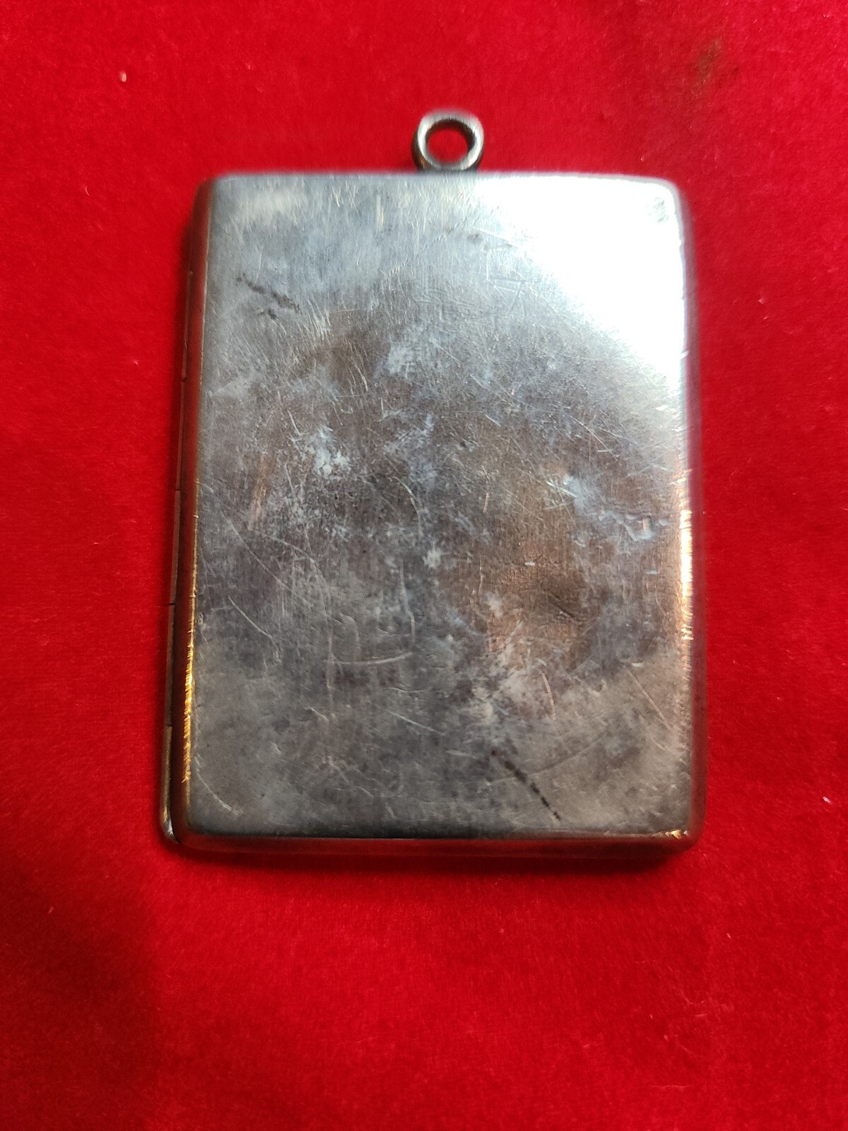 Antique Large Art Deco Sterling Silver Elgin Locket 3… - Gem