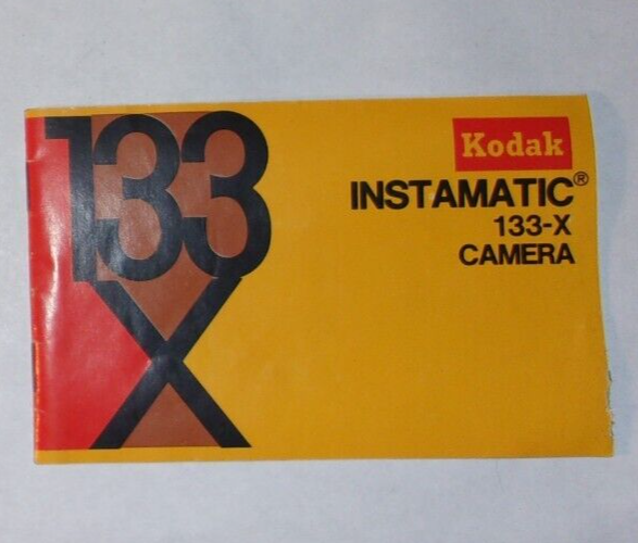 Vintage KODAK Instamatic 133-X Camera Manual | eBay