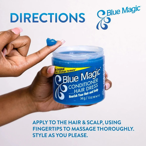 Blue Magic Conditioning Hair Dressing, Anti-Breakage & Moisturizing, 12 ...