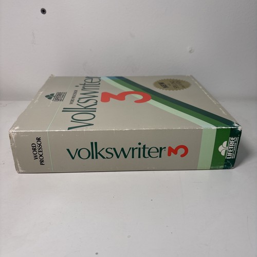 Vintage Software Volkswriter 3 IBM Word Processor by Lifetree 1985 With ...