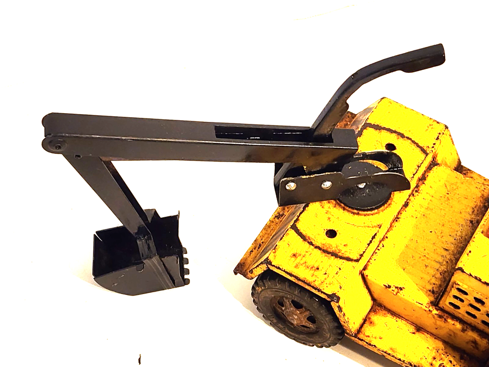 Vintage 1960s Tonka BACKHOE Pickup Truck Pressed Steel Toy | eBay