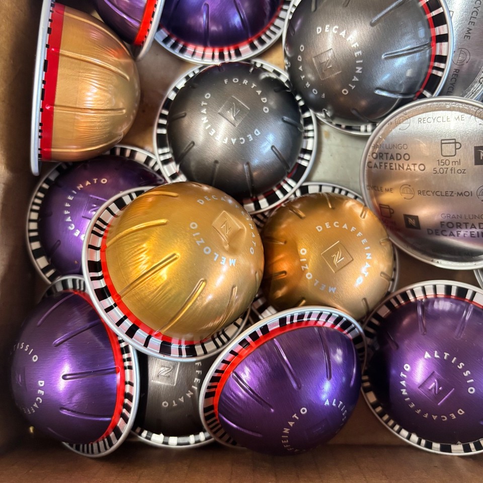 Nespresso Vertuo DECAF Melozio/Fortado/Altissio Variety Pack 60ct LOOSE ...