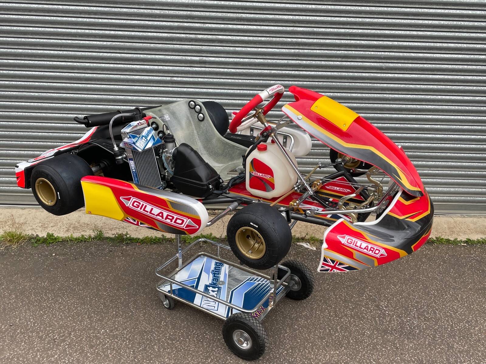 USED TONY KART 401 RR GILLARD CHASSIS + NEW ROTAX MAX EVO ENGINE 125CC ...